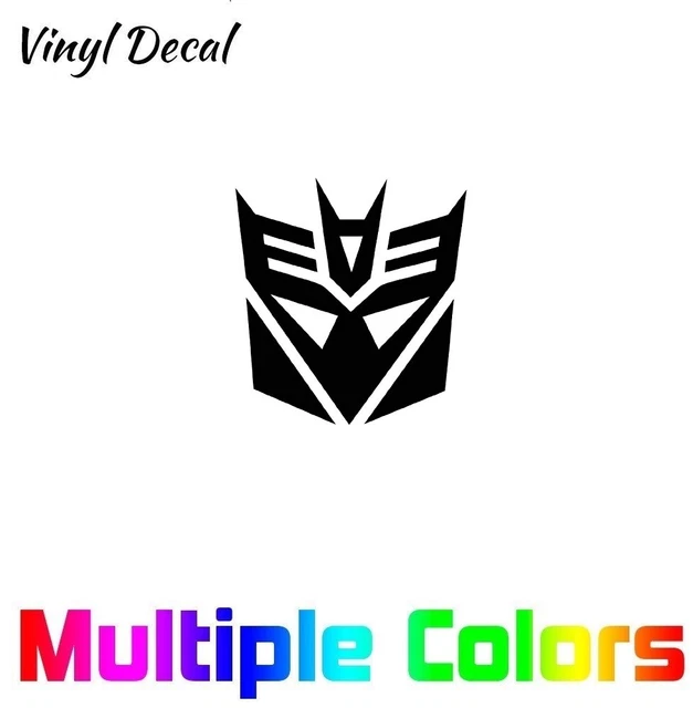 TRANSFORMERS DECEPTICON LOGO Vinyl Die Cut Sticker Decal *Multiple ...