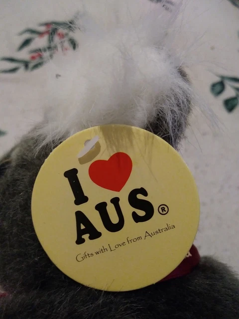I LOVE AUS - Koala With Boomerang Plush Toy 6" Tall *Tagged* £4.50 ...