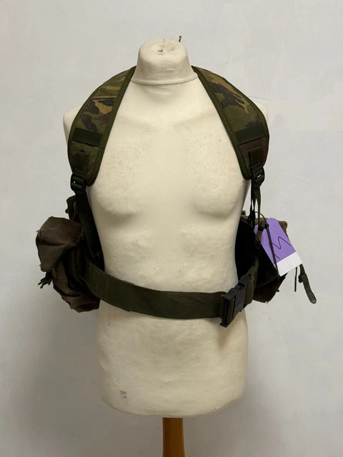BRITISH ARMY Surplus Woodland DPM Webbing Set and Pouches Belt Yoke #3 ...