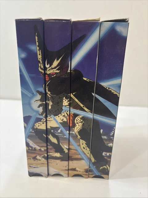 DRAGON BALL Z VHS 2001 Imperfect Cell Saga Uncut Complete Set Of 4 ...