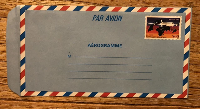 ENVELOPPE AÉROGRAMME PAR Avion, 1993, Airbus A340 EUR 1,30 - PicClick FR