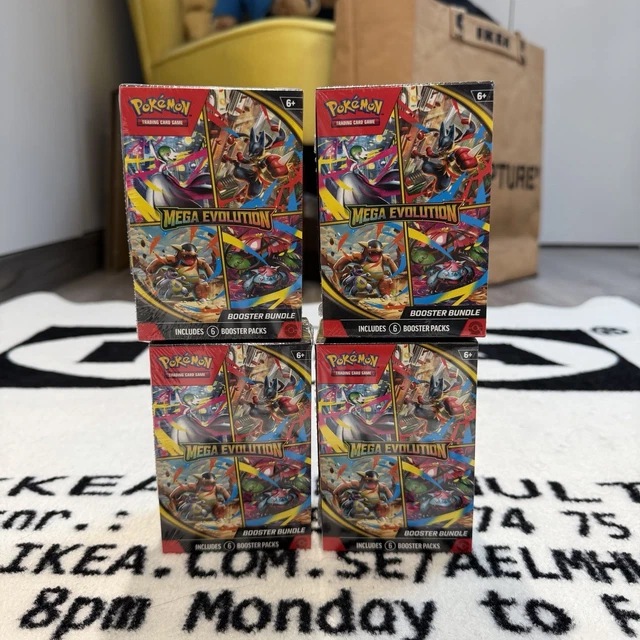 POKÉMON TCG: MEGA Evolution Booster Bundle (6 Booster Packs) - Sealed £ ...