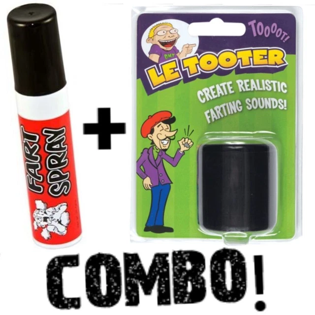 FART SPRAY + Le Tooter Combo Create Realistic Fart Smell Sounds Pooter ...
