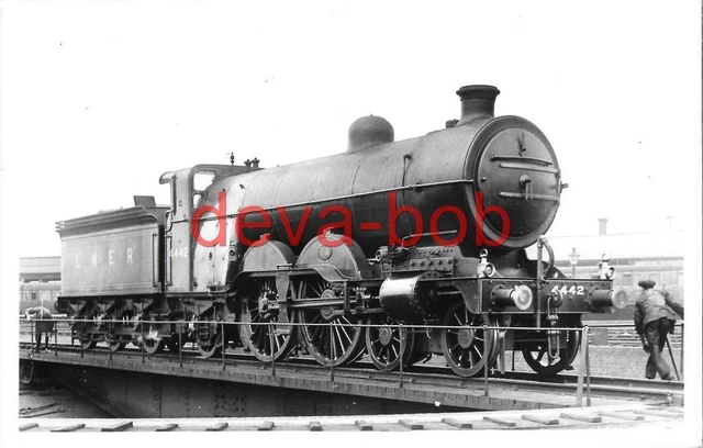 RAILWAY PHOTO LNER C1 4442 Grantham Shed GNR Ivatt Atlantic Loco Great ...