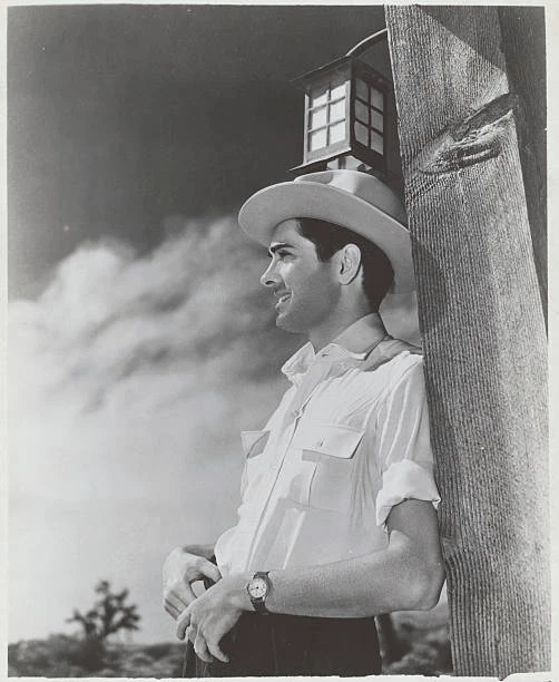 TYRONE POWER AND Jean Peters promoting Captain from Castile 1940s Old ...