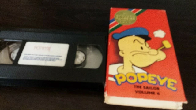 Vintage Popeye The Sailor Vhs Uav Cartoon Classics Collection Volume 6