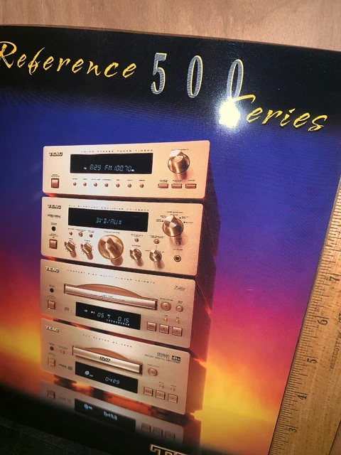 TEAC REFERENCE SERIES 500 & BROCHURE, Spec. Sheet. £8.66 - PicClick UK