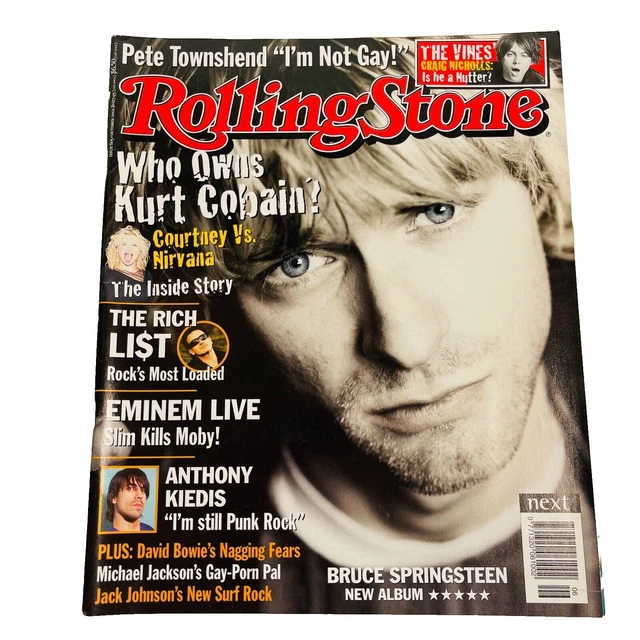 KURT COBAIN, NIRVANA - Rolling Stone Magazine Issue 605 October 2002 ...