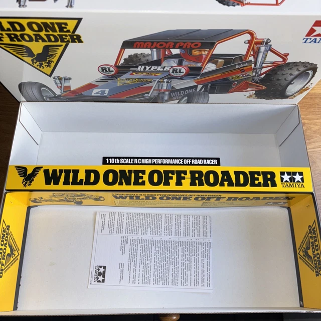 TAMIYA WILD ONE Off Roader 1/10th Scale RC Car EMPTY BOX RARE £15.00 ...