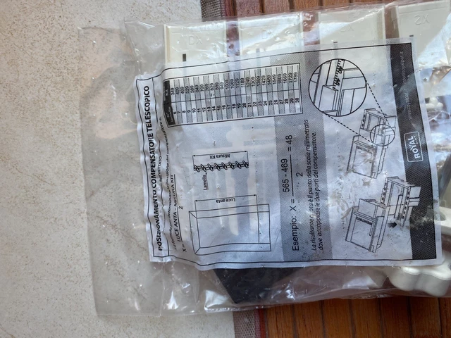 KIT POSIZIONAMENTO COMPENSATORE telescopico per persiana EUR 14,90 ...