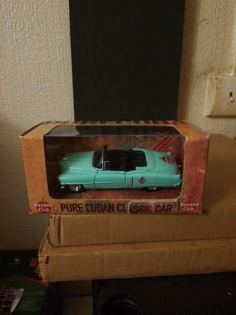 HAVANA CLUB PURE Cuban Die Cast Model Cadillac Convertible 1:43. UK ...