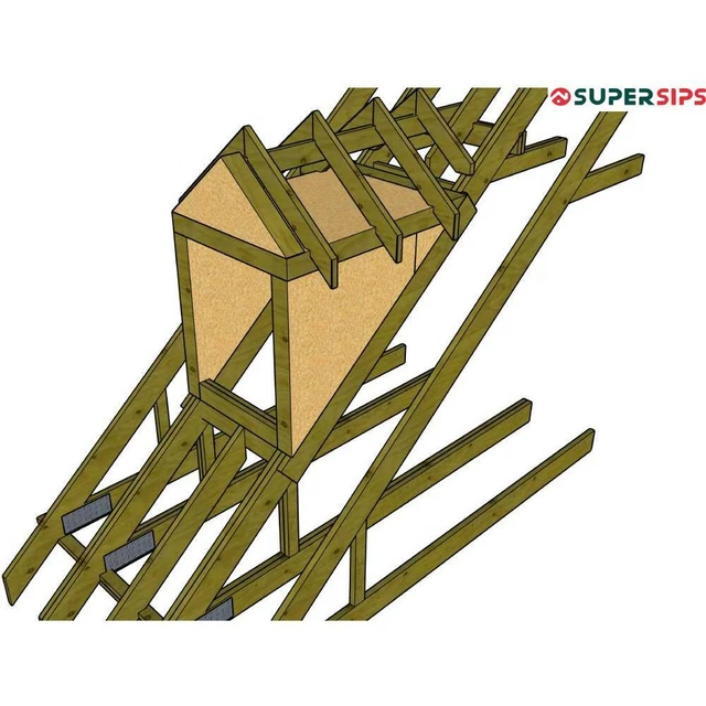 SIP PRE FABRICATED Pitched Roof Dormer- Flat Ceiling £684.00 - PicClick UK