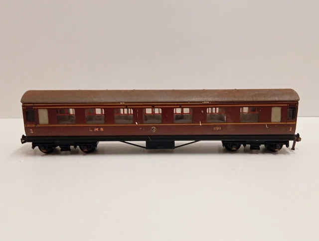 HORNBY DUBLO OO Gauge Tinplate LMS Coach Number 4183 £7.21 - PicClick UK