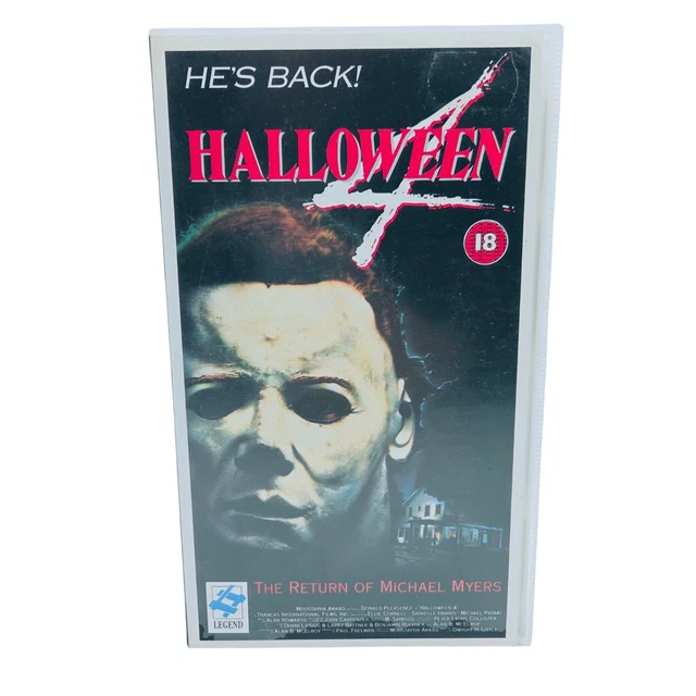 HALLOWEEN 4 VHS Video | Big Box Ex Rental | Horror £40.60 - PicClick UK