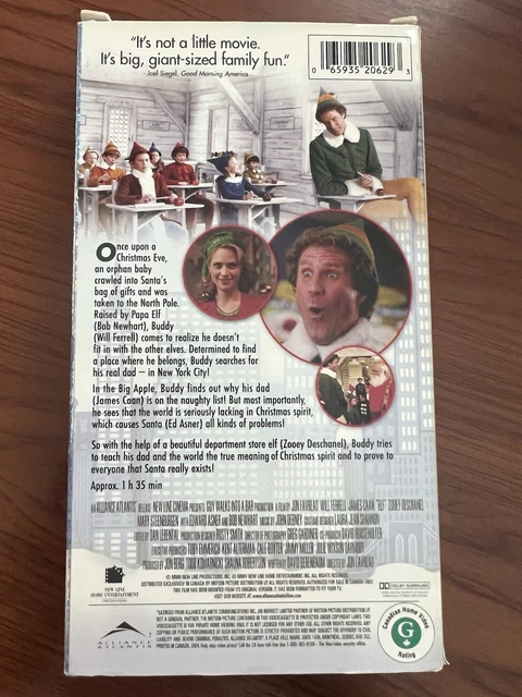 ELF (VHS, 2004) Free Shipping in Canada! $39.97 - PicClick CA