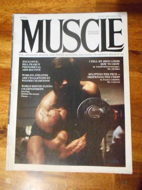 MUSCLE BUILDER BODYBUILDING magazine ROGER CALLARD Arnold ...
