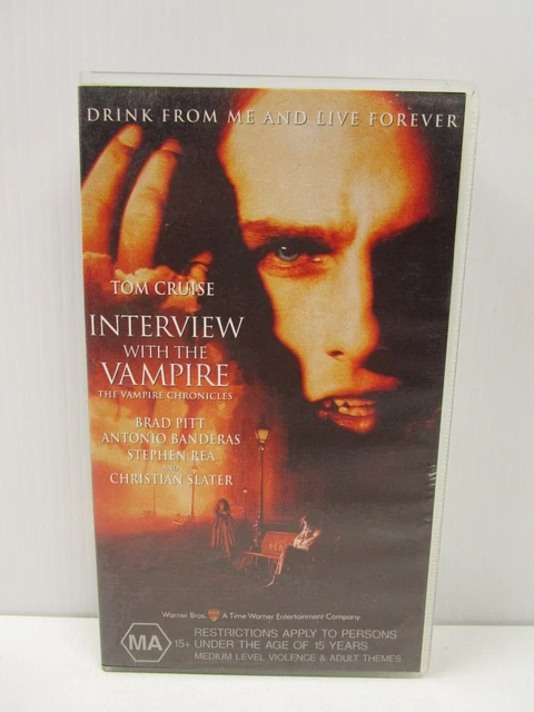 INTERVIEW WITH THE Vampire, Tom Cruise, VHS Tape, Vintage Video Movie ...