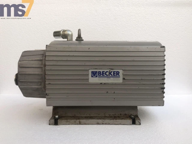 BECKER VT 4.25 Oil-Less Rotary Vane Vacuum Pump -Motor Cover Is Missing ...