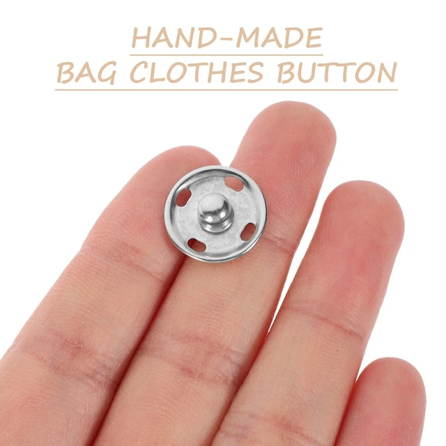 15PCS PRESS STUDS Buttons Snap Fasteners Snaps Button Press Studs 50 ...