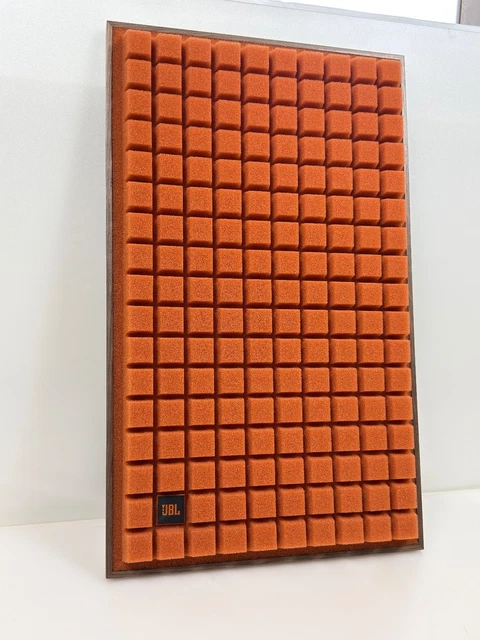 1X JBL L100 MK1/MK2 Classic SINGLE Speaker Front Cover Foam Orange ...