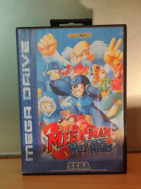MEGA MAN MEGAMAN The Willy Wars Megadrive Mega Drive sans notice ...