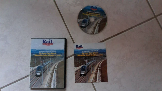 DVD RAIL PASSION vidéo-"LYON MARSEILLE-TGV DUPLEX"-train-SNCF-cheminot ...