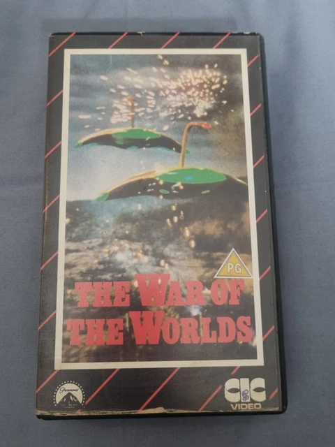 RARE COVER THE War Of The Worlds VHS Original Alien Invasion Video H. G ...