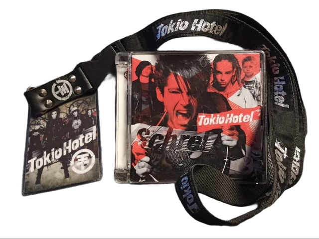 TOKIO HOTEL TOUR Schlüsselband Bildkarte Rivets Tour Lanyard mit Schrei ...