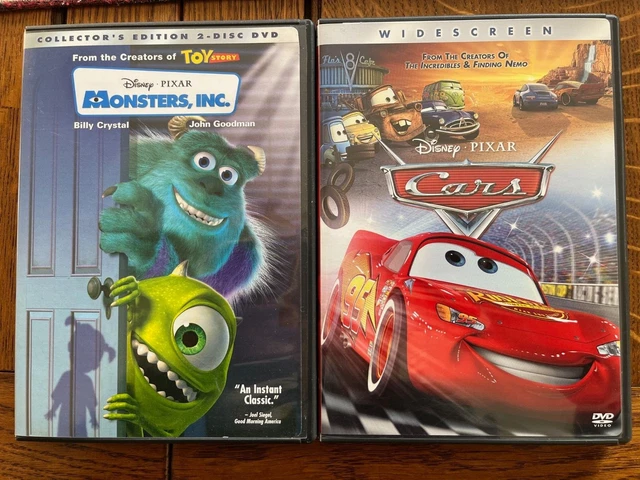 2 PIXAR DVDS Monsters Inc and Cars EUR 3,45 - PicClick FR