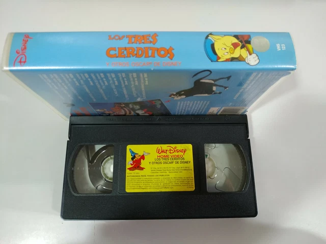 THE THREE LITTLE Pigs And Otros Oscars VHS Tape Cinta Walt Disney ...