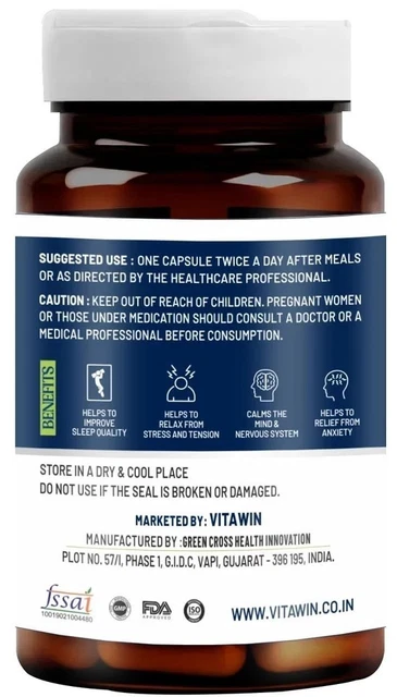 VITAWIN NAP FOR Sleep Wellness & Stress Relief - 60 Capsule £25.08 ...