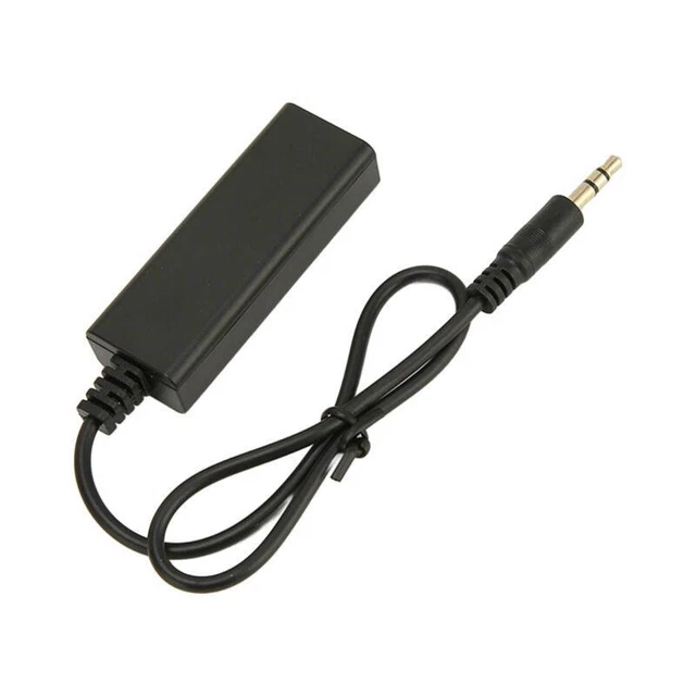 CAR AUDIO GROUND Loop Isolator 3.5mm Plug Play Auto Noise Eliminator ...