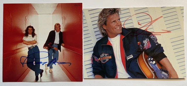 MODERN TALKING 2X Signed Bohlen Anders CD Card Signature Autograph ...