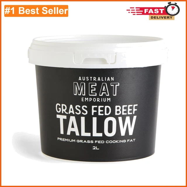 2L GRASS FED Beef Tallow - Pure Australian Quality, Ideal for Artisanal ...