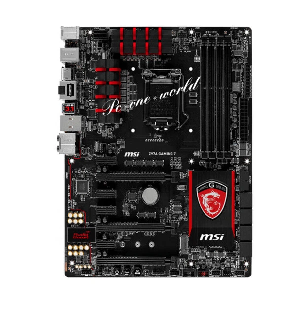 MSI Z97A GAMING 7 Gaming Motherboard Supports 4790K LGA 1150 Intel Z97 ...