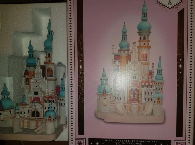 DISNEY CASTLE COLLECTION light up figurine Tangled Rapunzel £299.00 ...