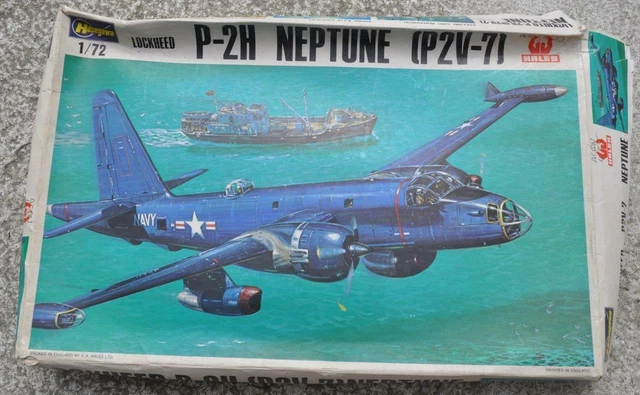 NEW OLD STOCK Hasegawa 1:48 " Lockheed P2V-7 Neptune P-2H " Model Plane ...
