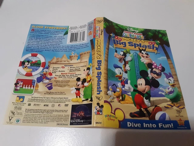 MICKEY MOUSE CLUBHOUSE - Mickey's Big Splash (DVD, 2009, Disney) EUR 8 ...