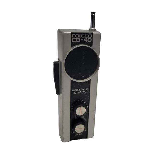 VINTAGE 1977 COLECO Cb-40 Toy Walkie Talkie Transceiver Hand Unit Model ...