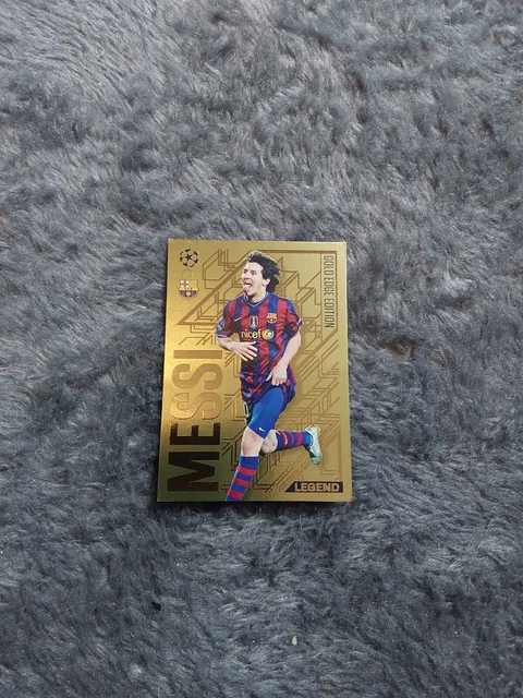 TOPPS MATCH ATTAX 2024/2025 Lionel Messi Countdown CalendarGold Edge ...