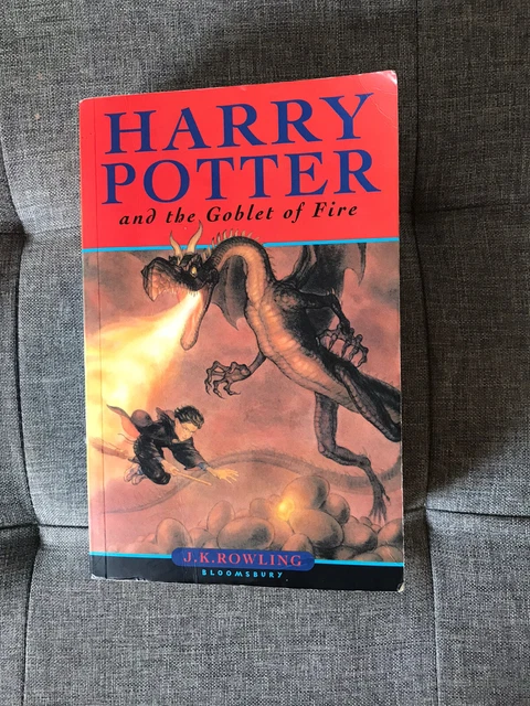 HARRY POTTER AND The Goblet of Fire 1st Edition UK Paper Back £7.99 ...