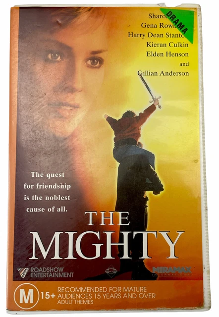 THE MIGHTY VHS Sharon Stone Video Cassette Tape White Big Box PAL M15 ...