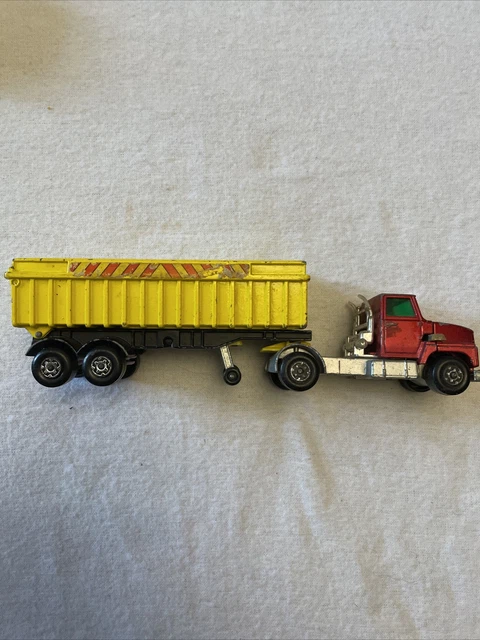 VINTAGE MATCHBOX SUPERKINGS K-18 Ford Articulated Tipper 1973 - Used ...