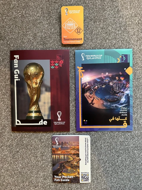 FIFA WORLD CUP Qatar 2022 Fan Guide, Transportation Map / Memorabilia ...