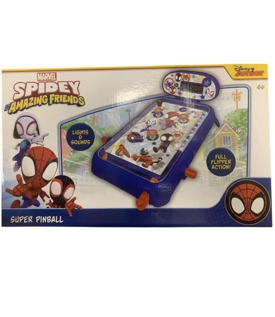 MARVEL SPIDEY SUPER flipper elettronico con luce e suoni regalo per ...