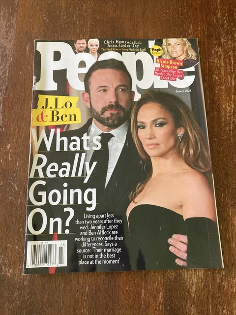 PEOPLE MAGAZINE JUNE 3rd 2024 What is really going on with J.Lo & Ben ...