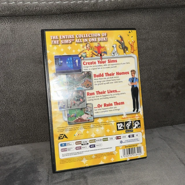 THE SIMS - Complete Collection (Windows 2000 2005) PC CD- Rom Video ...