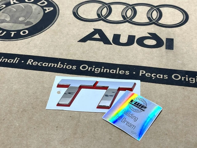 AUDI TT MK1 Rear TT Boot Badge Trunk Logo Emblem Genuine New OEM Part £ ...