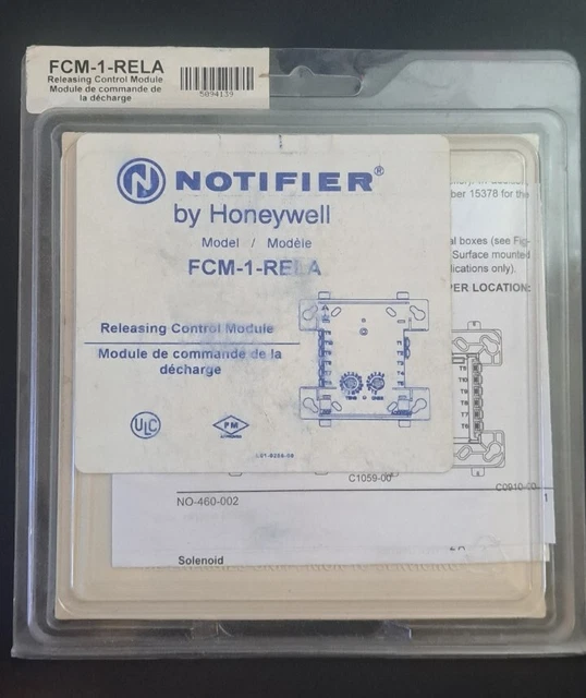 BRAND NEW NOTIFIER FCM-1-REL(A) Releasing Control Module $189.00 ...