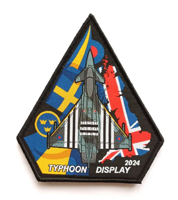 RAF TYPHOON DISPLAY Team Moggy in Sweden 2024 Patch EUR 58,33 - PicClick IT